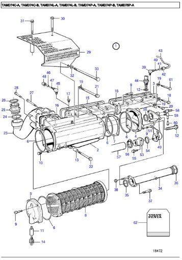 TAMD75P-A 54167319 Aftercooler - IMC