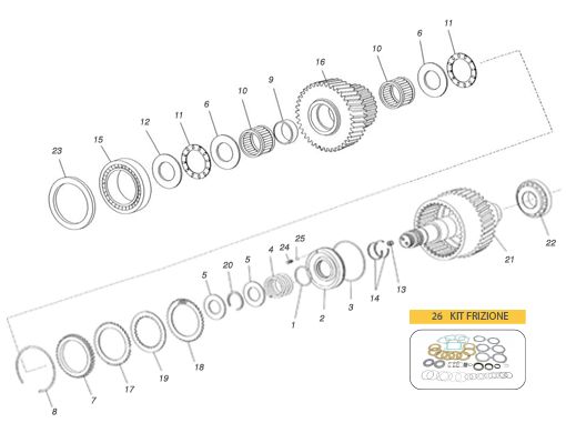 ZF280A ZF280A - ALBERO CONTRO ROTANTE - IMC