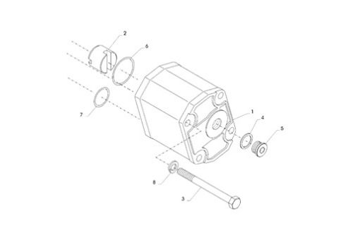 ZF500-1A ZF500-1A-GP GRUPPO POMPA / OIL PUMP ASSEMBLY - IMC