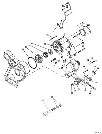100EFOZ TP5738_34_3V5 Alternator Brackets - IMC